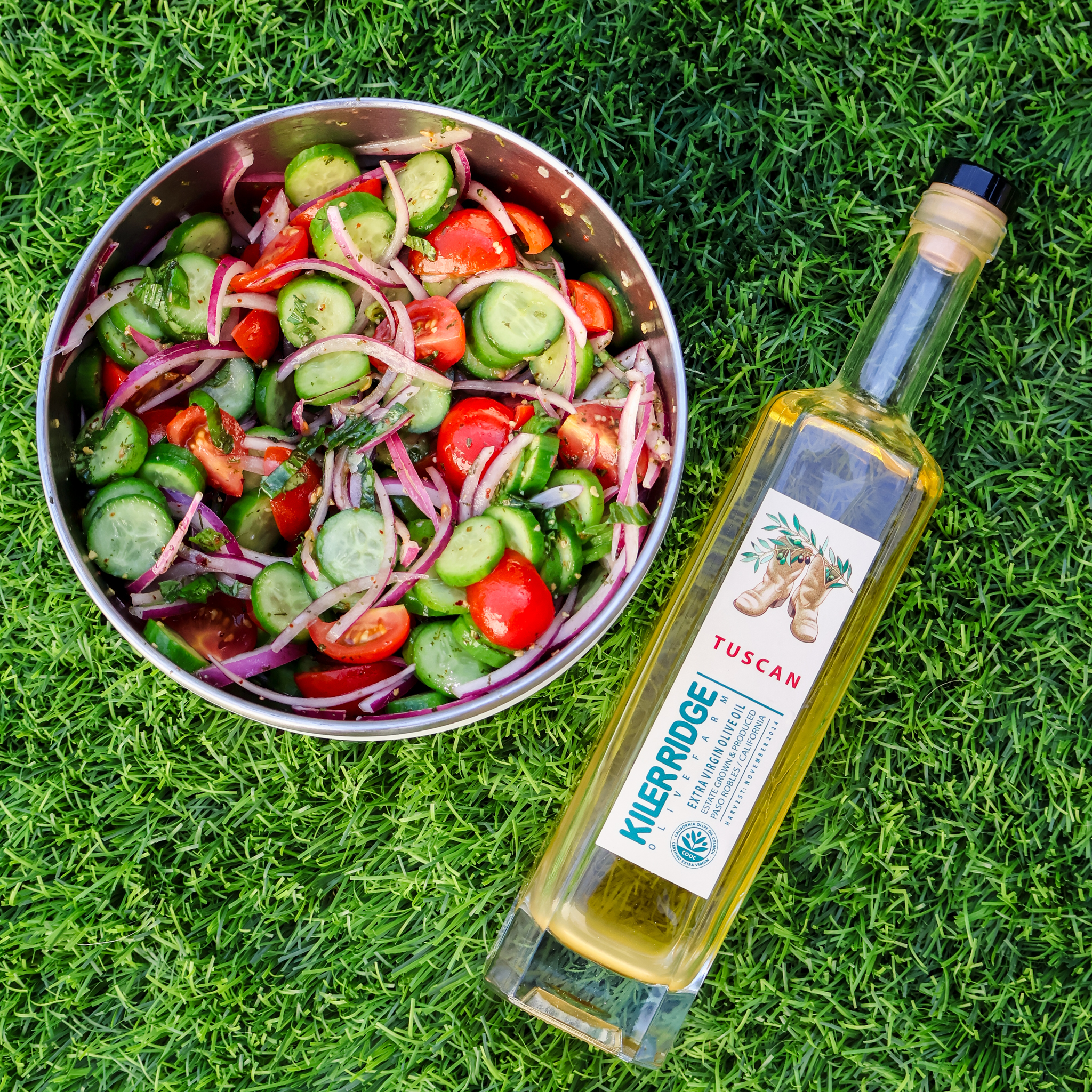 Cucumber Tomato Salad - Talley Farms Box