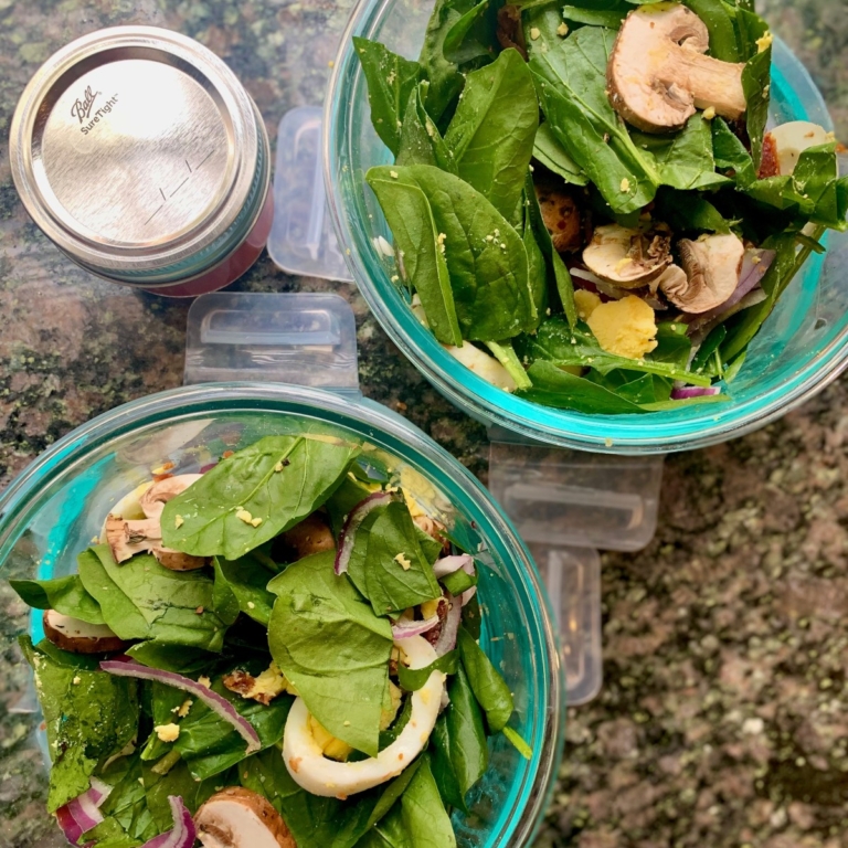 Savory Spinach Salad - Talley Farms Box