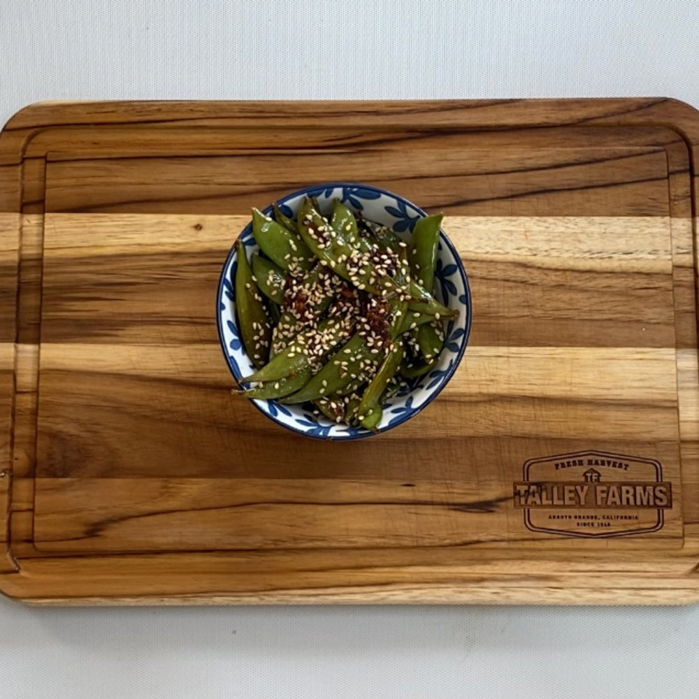 Quick Asian Sugar Snap Peas - Talley Farms Box