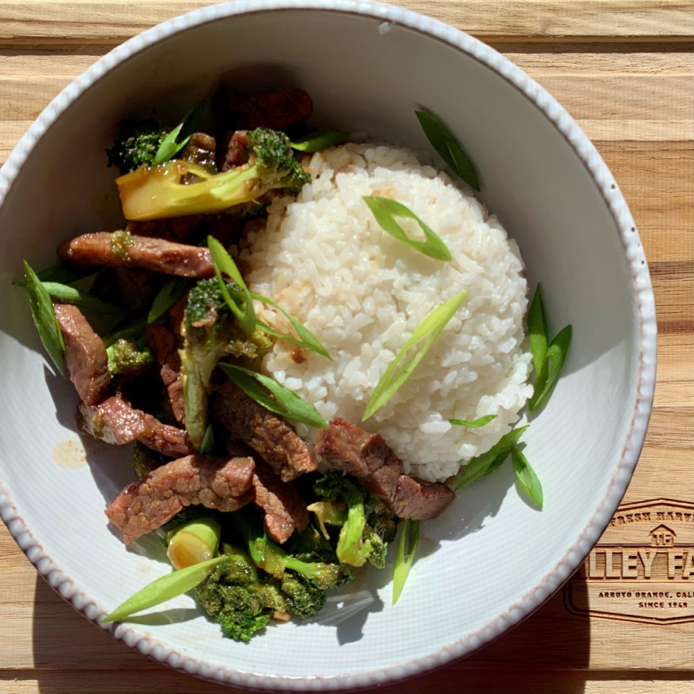 Broccoli Beef Bowl - Talley Farms Box